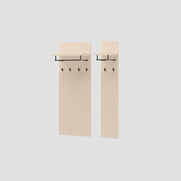 Veggpanel med kroker TREND - DESIGN4U